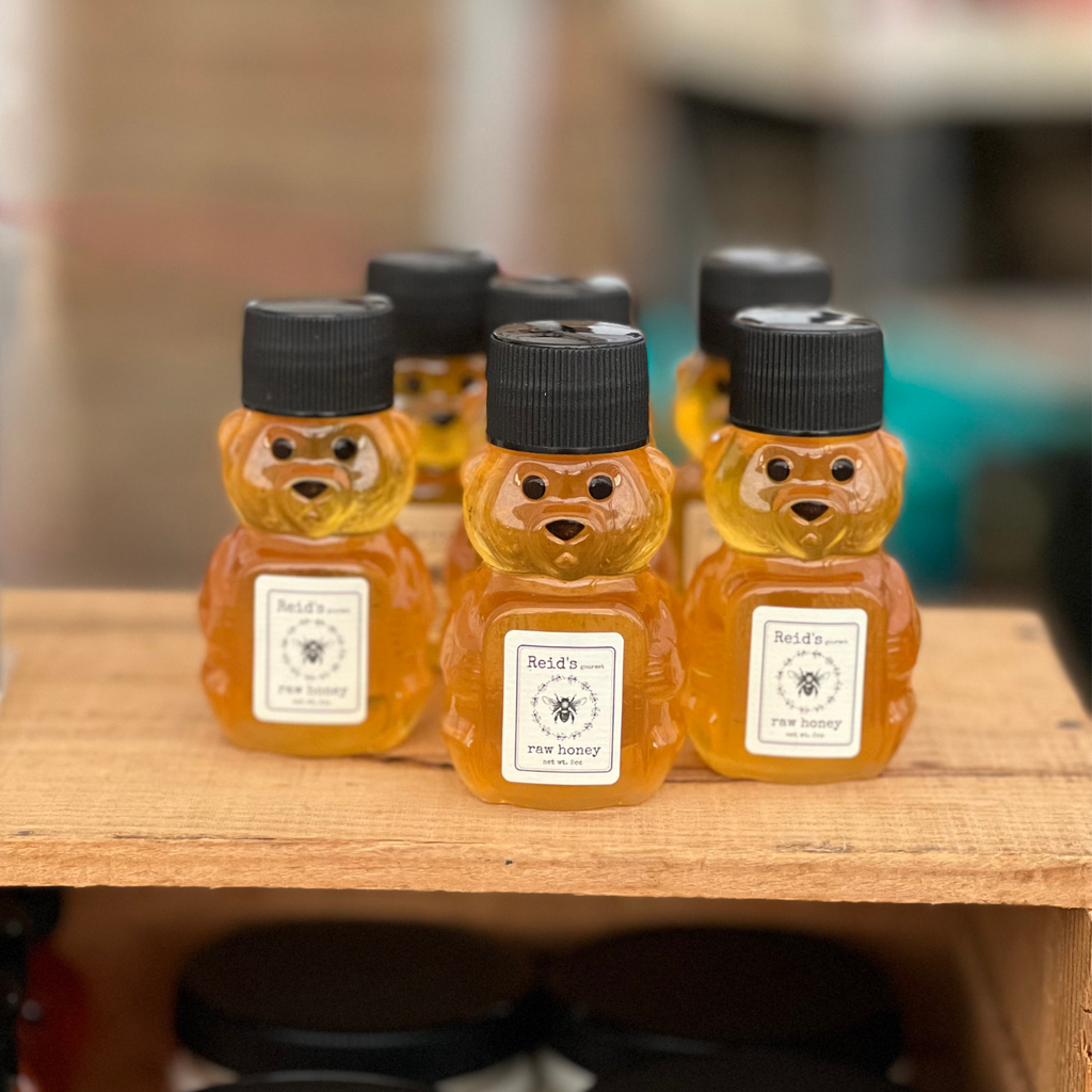 Adorable & Delicious: Mini Bear Raw Honey – Reid's Gourmet